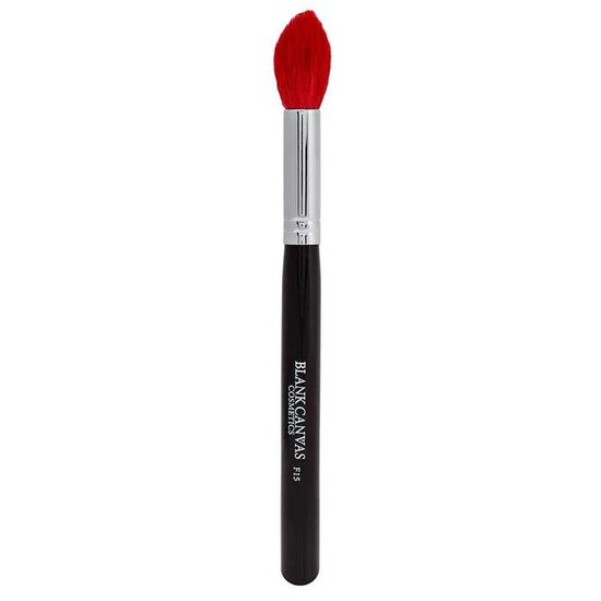 Blank Canvas F15 Small Contour/Highlight Red Bristles | Cosmetify