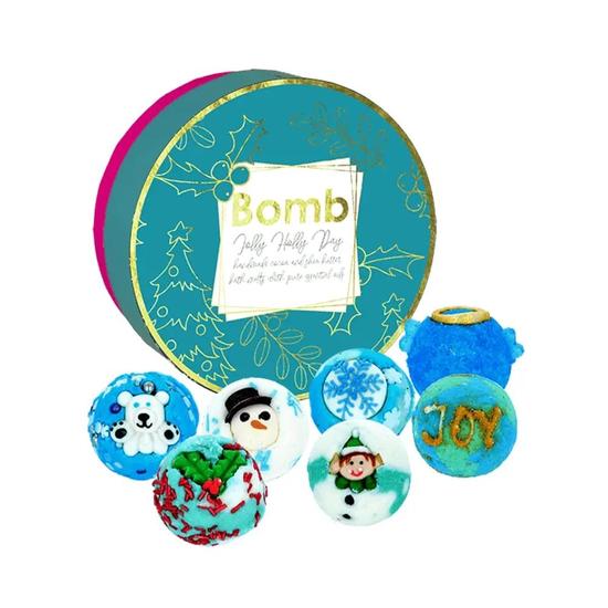 Bomb Cosmetics Jolly Holly Day Creamer Gift Pack | Cosmetify