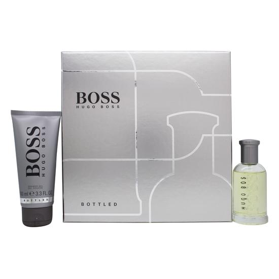 Boss Bottled T Set 50ml Eau De Toilette 100ml Shower Gel