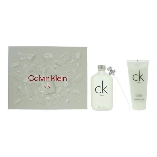 Calvin Klein CK One Gift Set 200ml Eau De Toilette + 200ml Body Lotion