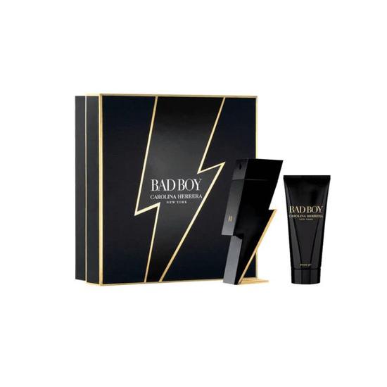 Carolina Herrera Bad Boy Gift Set 100ml Eau De Toilette + 100ml Shower Gel