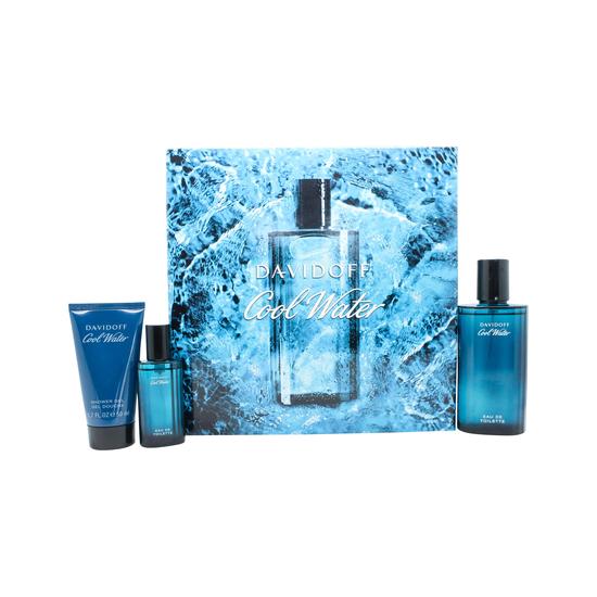 Davidoff Cool Water Gift Set 75ml Eau De Toilette + 50ml Shower Gel ...