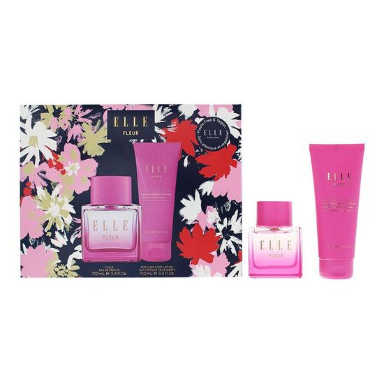 Elle Fleur Gift Set 30ml Eau De Parfum + 100ml Body Lotion