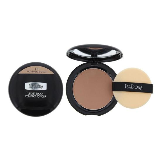IsaDora Velvet Touch 16 Olive Beige Mist Compact Powder