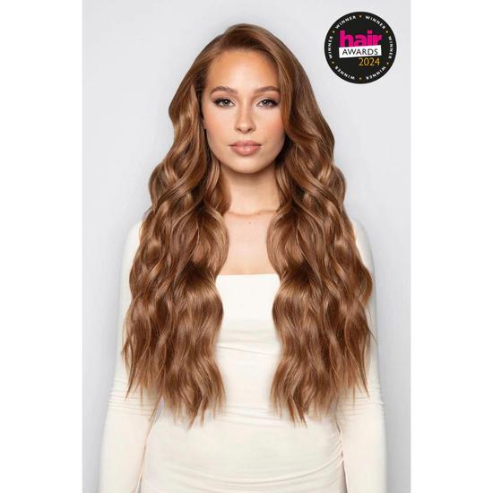 LullaBellz Super Thick 22'' 5 Piece Brushed Out Wave Clip In Hair ...
