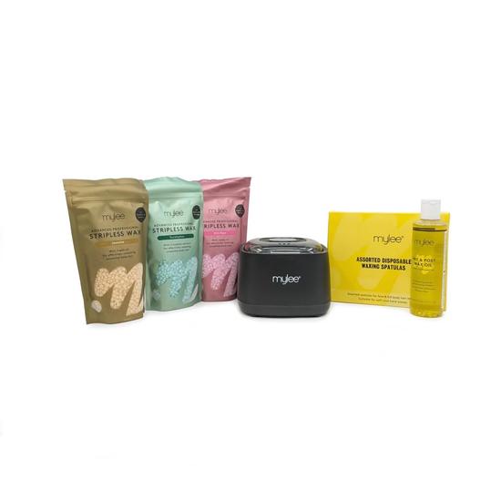 mylee Strip Off Wax Kit Jasmine, Wild Rose & Eucalyptus