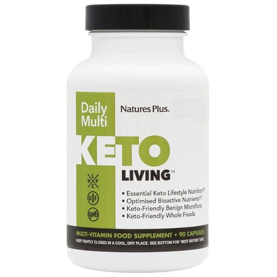 Nature's Plus KetoLiving Daily Multi Vegicaps | Cosmetify