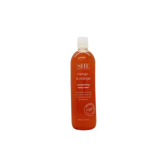 Om She Aromatherapy Mango & Orange Body Wash | Cosmetify