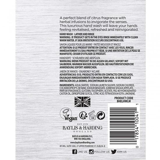 Baylis & Harding Elements Hand Wash Lemon & Mint | Cosmetify