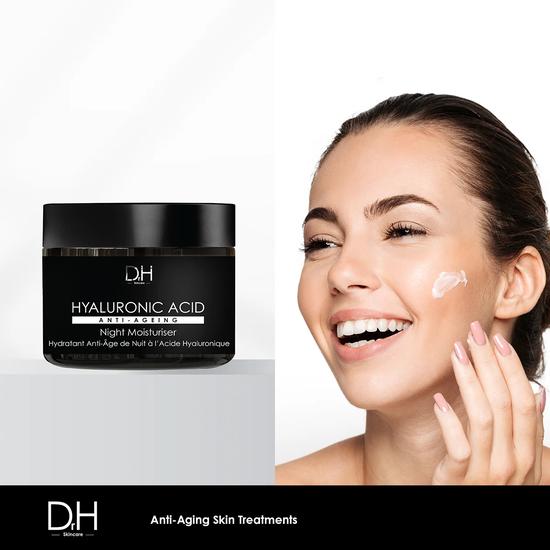 Dr H Hyaluronic Acid anti-ageing Night Moisturiser | Cosmetify