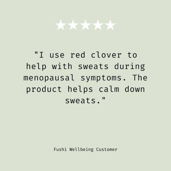 Fushi Organic Red Clover Flower Veg Capsules | Cosmetify