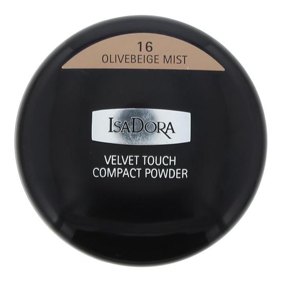 IsaDora Velvet Touch 16 Olive Beige Mist Compact Powder