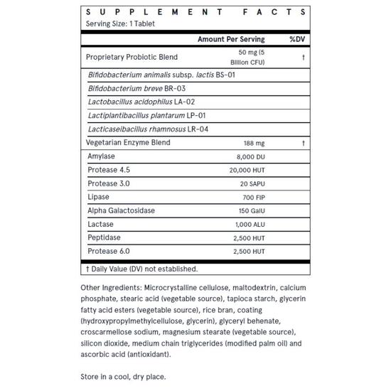 Jarrow Formulas Jarro-Dophilus Digest Sure Tablets | Cosmetify