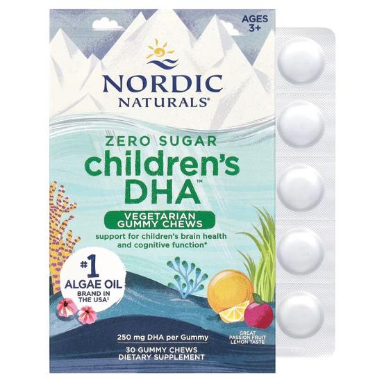 Nordic Naturals Children's DHA 250mg Passion Fruit Lemon Gummies