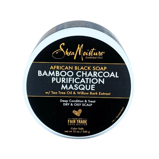 Shea Moisture African Black Soap Bamboo Charcoal Purification Masque