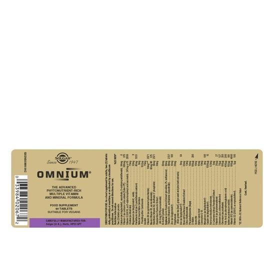 Solgar Omnium Tablets | Sales & Offers