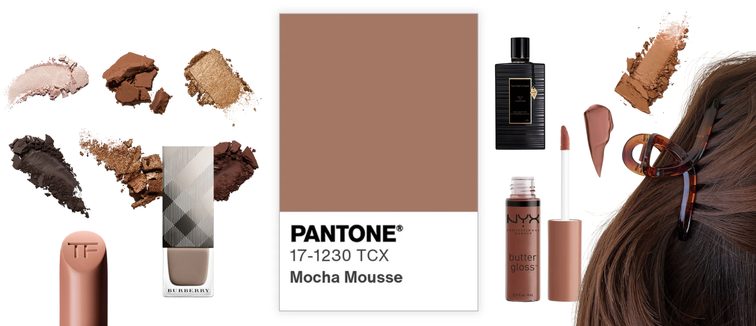 Pantone's Colour of the Year: Mocha Mousse Beauty Trends